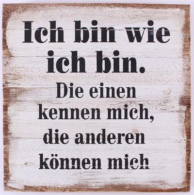 Træskilt, malet træskilt, citatskilt, udeskilt, genbrug skilt ...